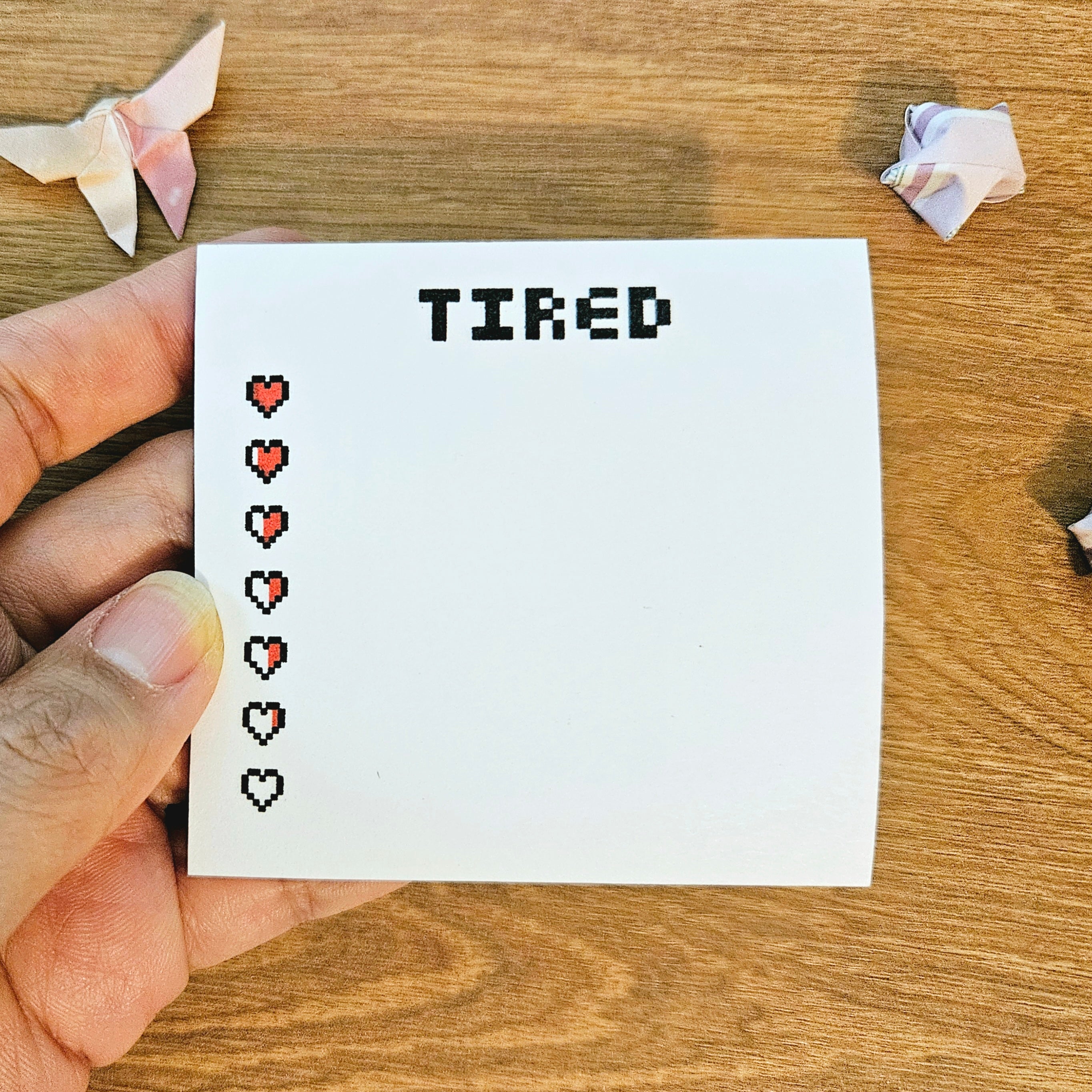 Tired Checklist Sticky Notes – Jem and Cozy