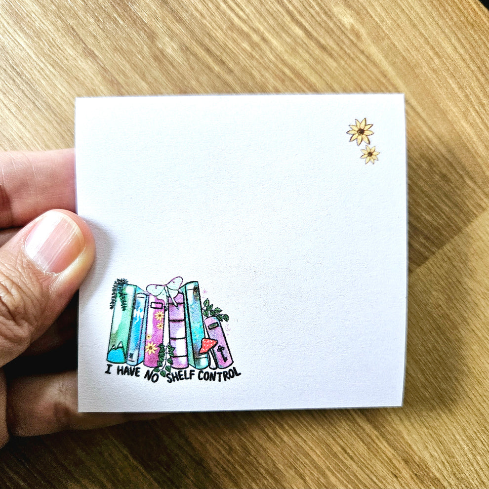 I Have No Shelf Control Sticky Notes – Jem and Cozy