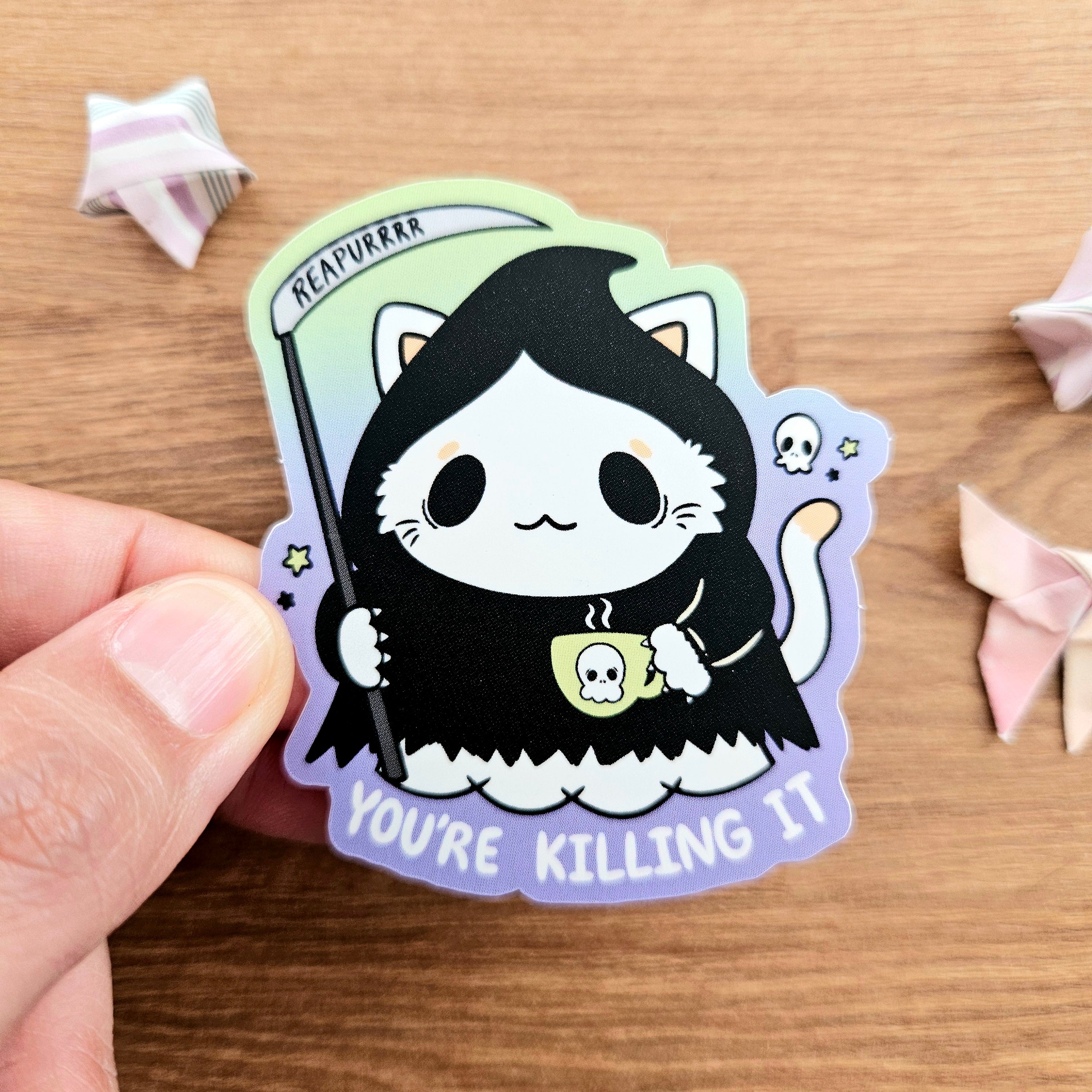 You're Killing It Reapurrrr Vinyl Sticker – Jem and Cozy