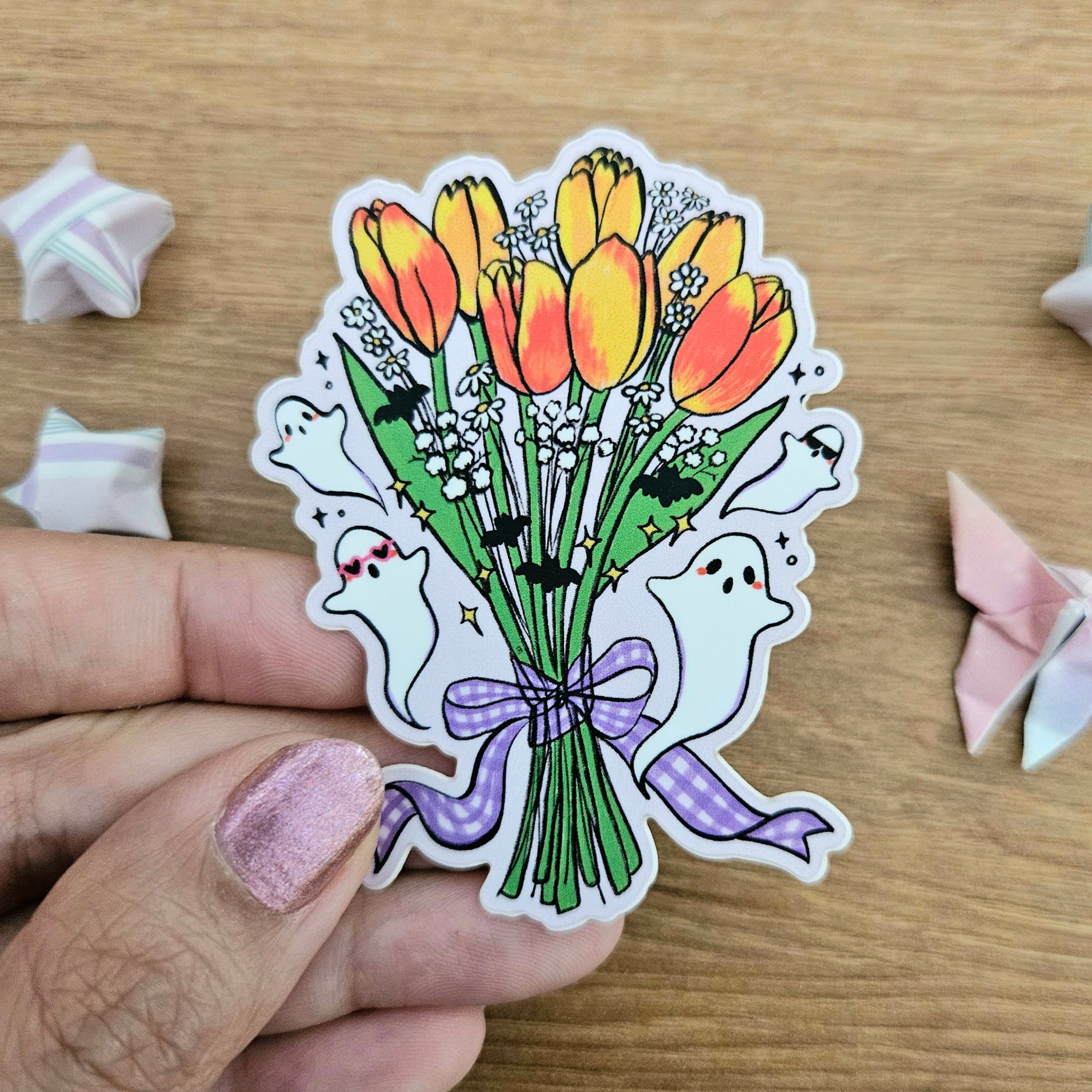 Booquet Vinyl Sticker – Jem and Cozy
