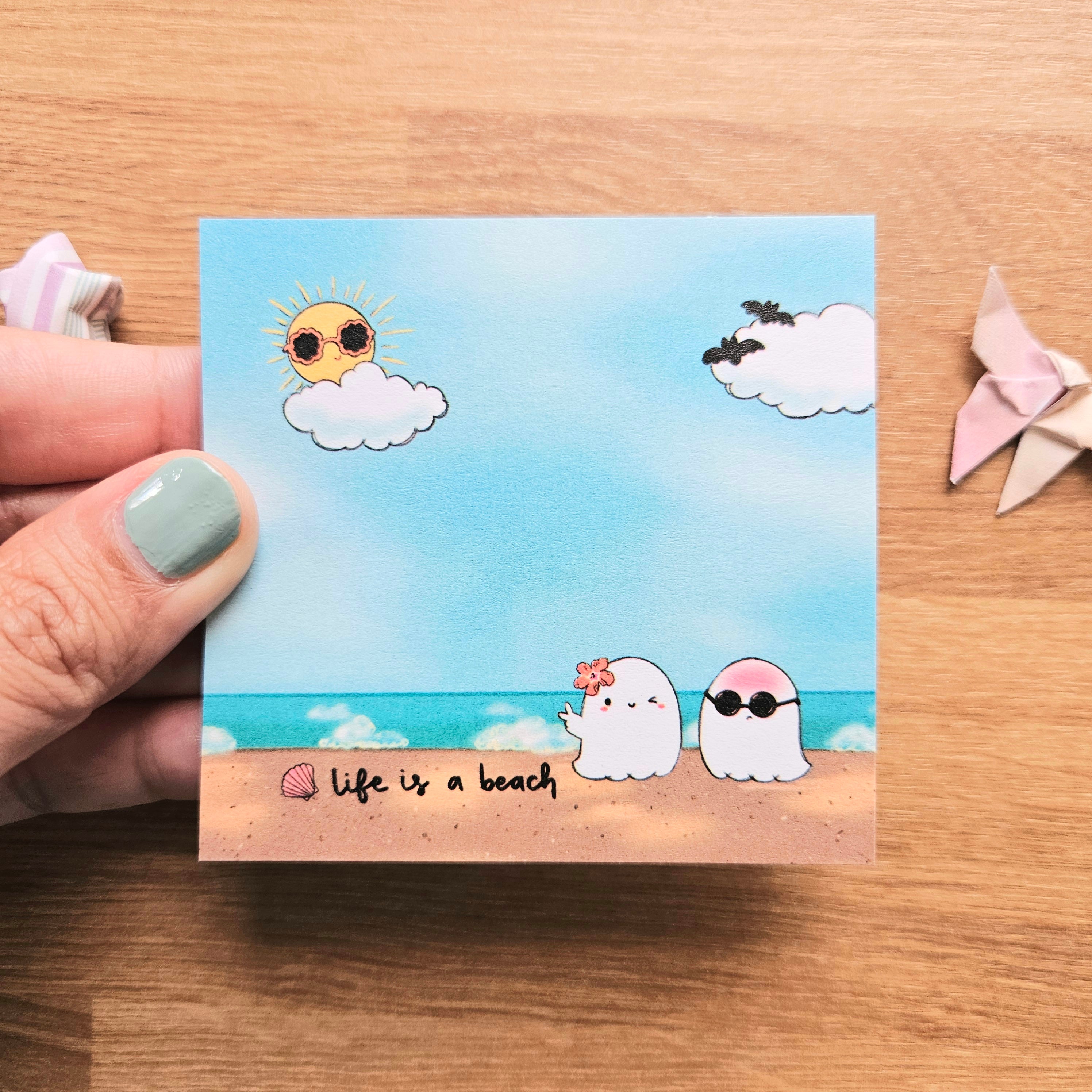 Sale: Life is a Beach Sticky Notes – Jem and Cozy