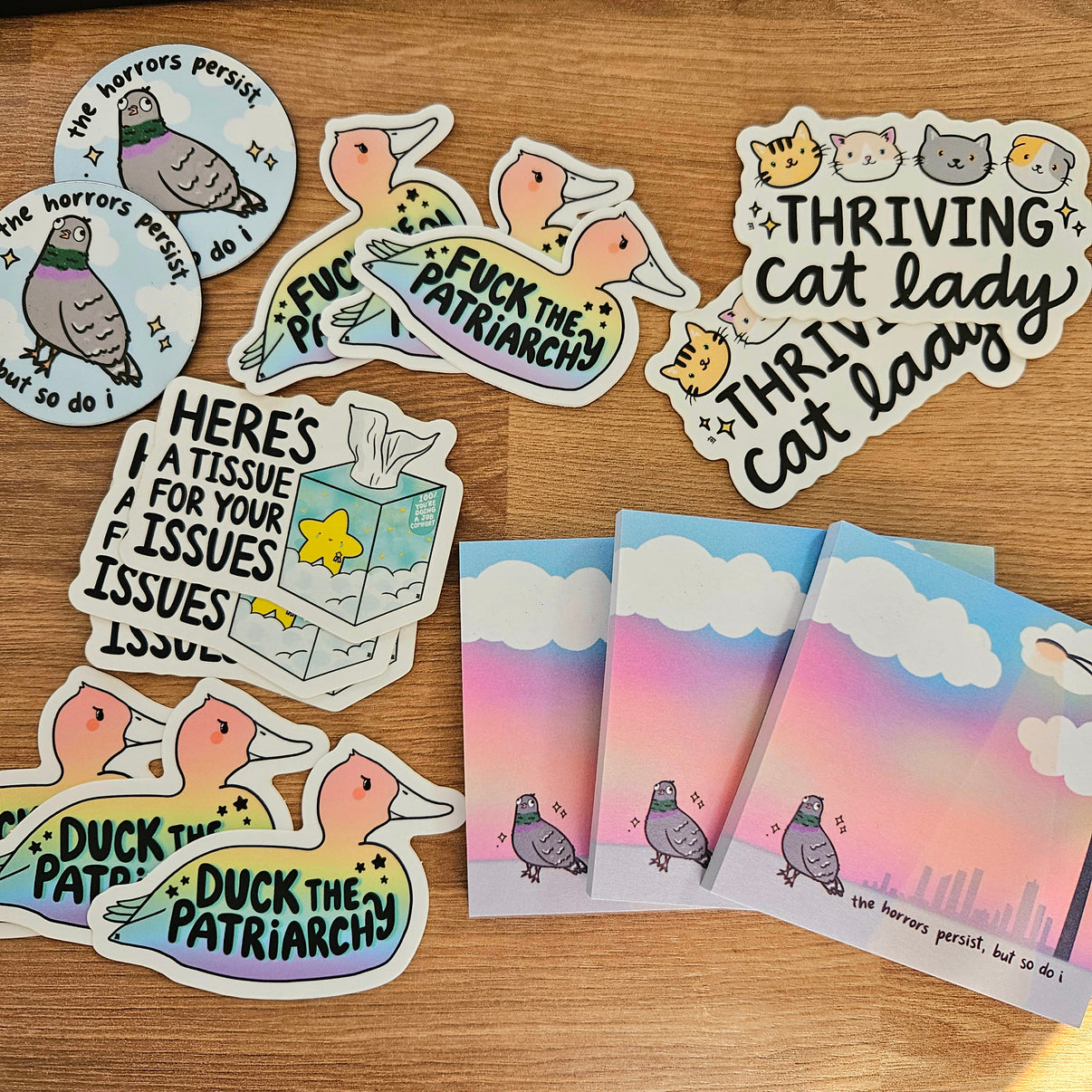 Here's a Tissue For Your Issues Vinyl Sticker – Jem and Cozy