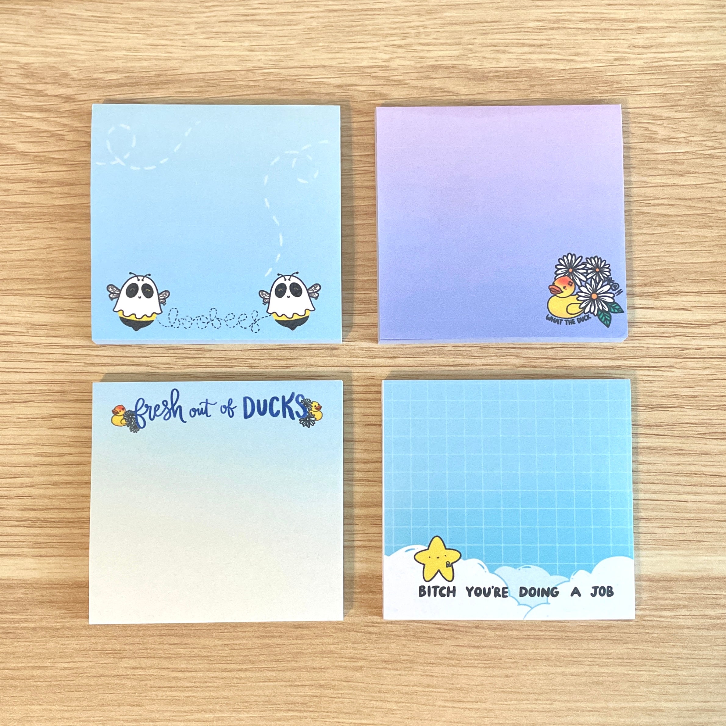 Grade B Mystery Sticky Note Bundle (Set of 3) – Jem and Cozy