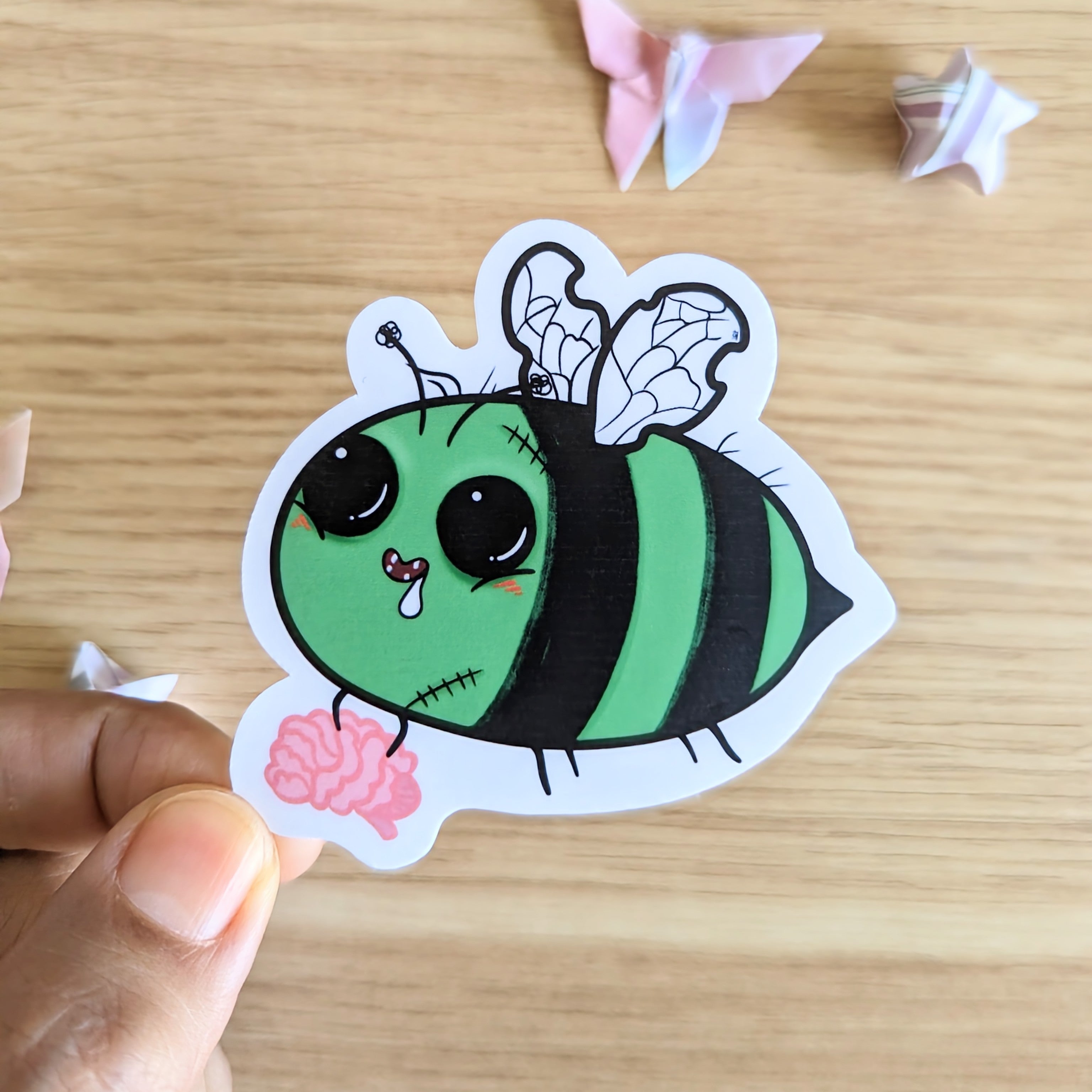 Zombee Vinyl Sticker – Jem and Cozy
